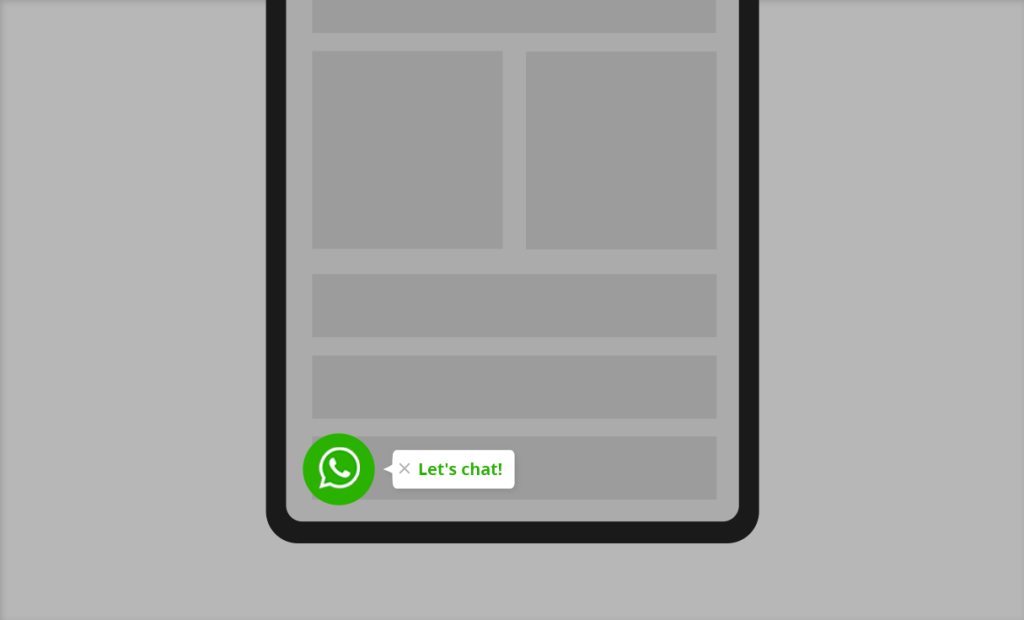Floating Whatsapp Icon With Speech Bubble If So Dynamic Content
