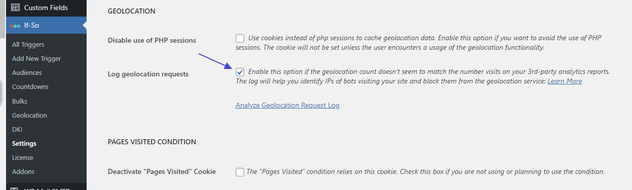 The geolocation session count doesn't seem accurate - If-So Dynamic Content