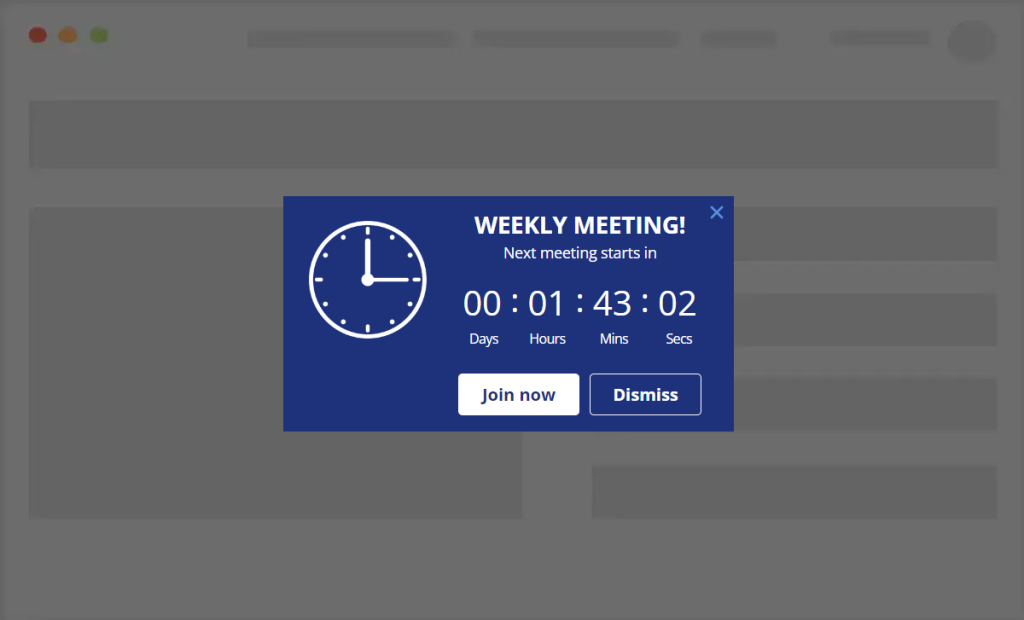 Create Recurring Meeting Reminders with Countdown | If-So